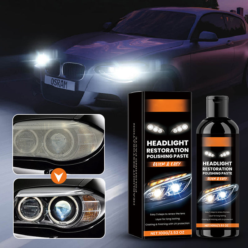 🚗Headlight Stain Remover & Polishing Paste – fabjoyy